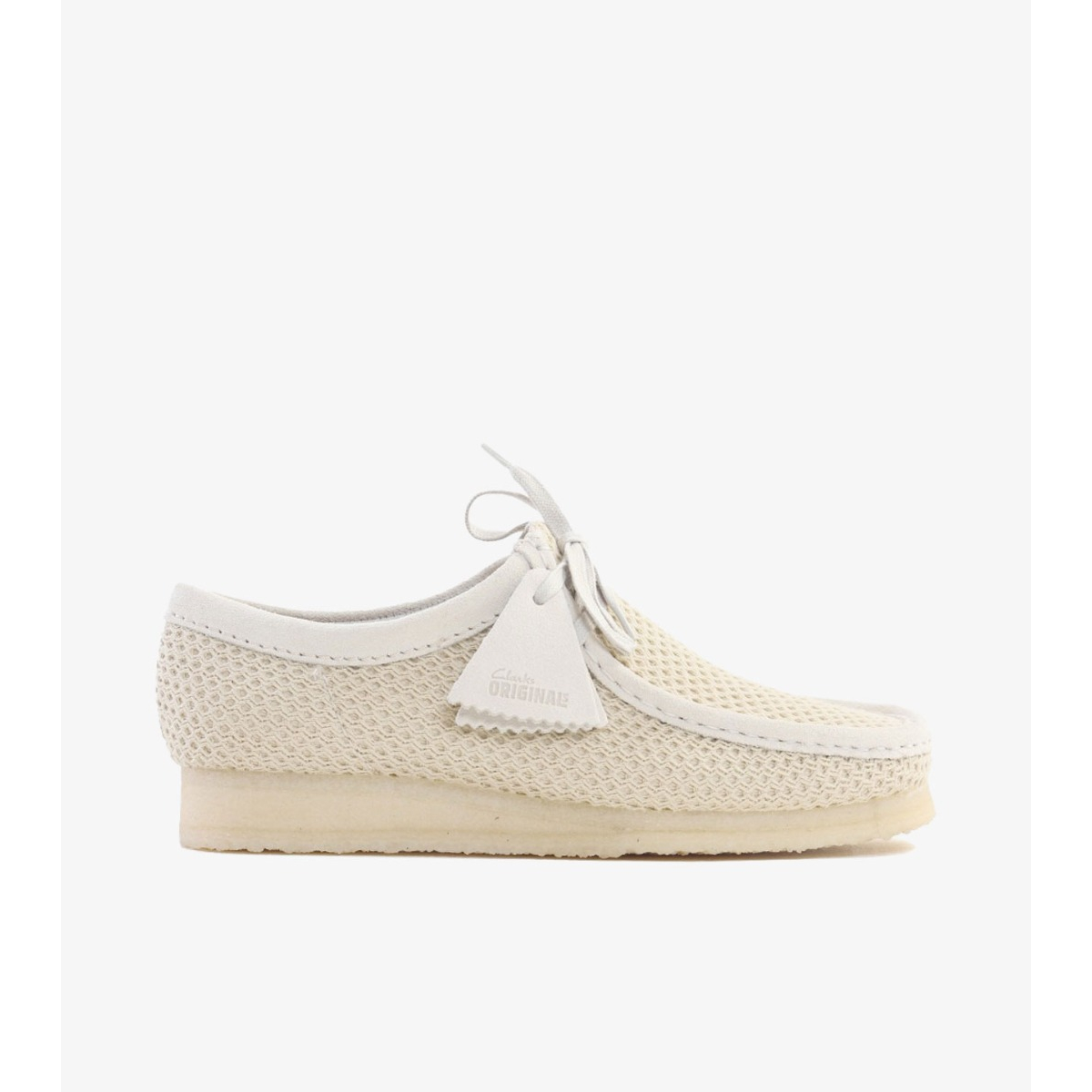Clarks Originals Wallabee Off White Mesh - CornerStreet