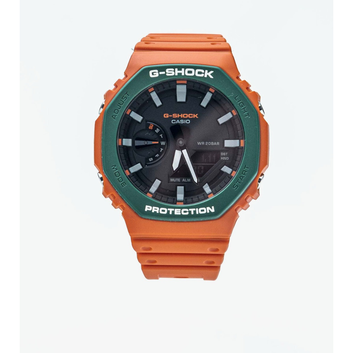 Casio G-shock 'analogique-numérique' Série 2100 Orange Green - CornerStreet