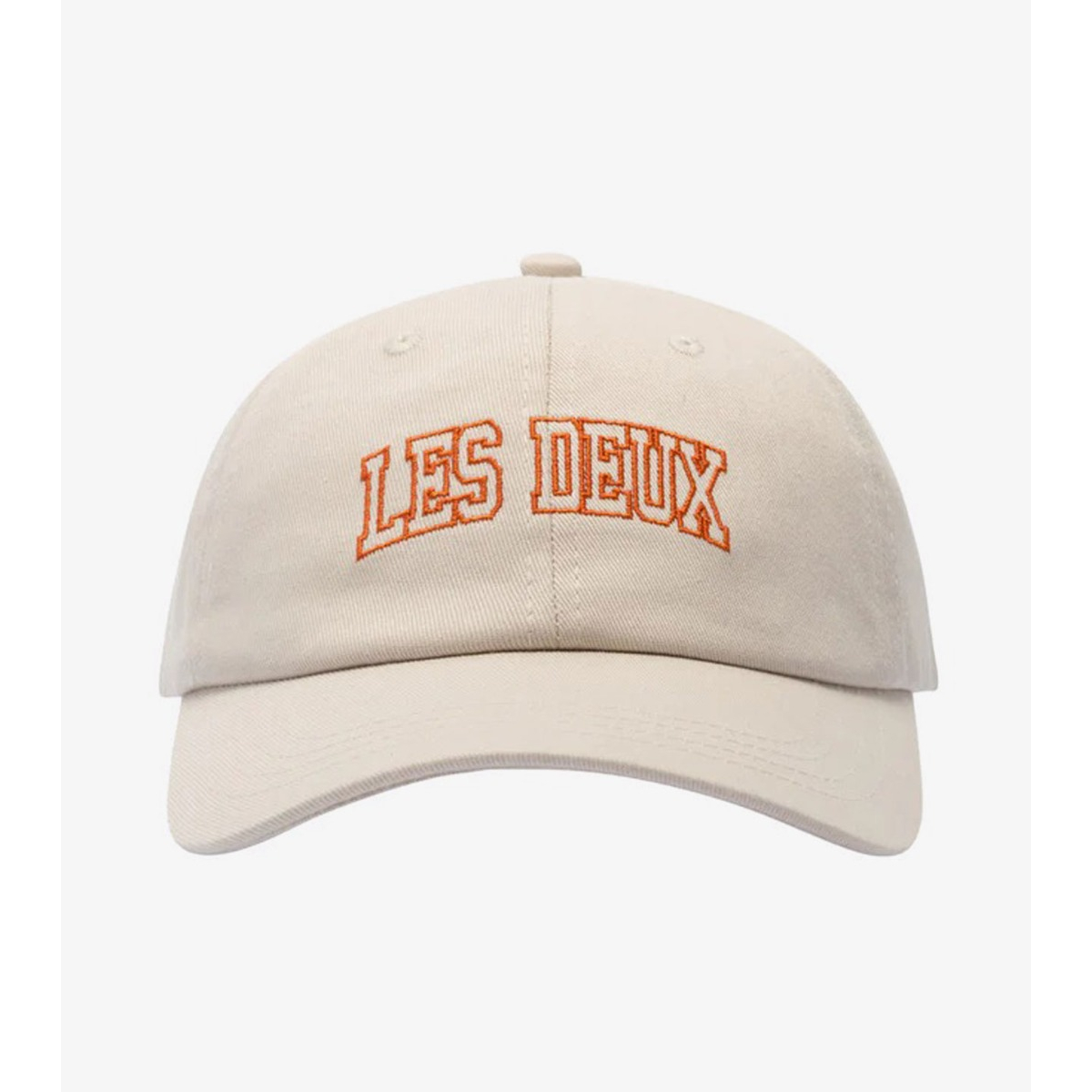 Les Deux Copenhague Blake Dad Cap Ivory Dusty Orange. - CornerStreet
