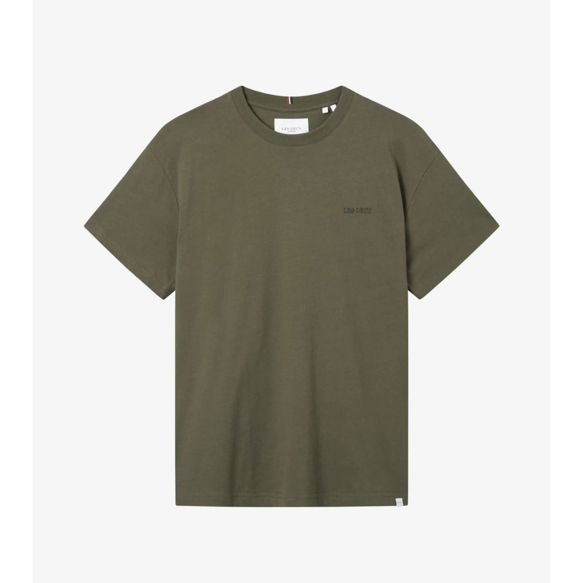 Les Deux Copenhague Diego Tee-shirt Olive Night Rosin. - CornerStreet