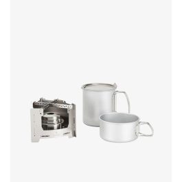 Snow Peak Kaen Stove Koen Cooker Set Silver - CornerStreet