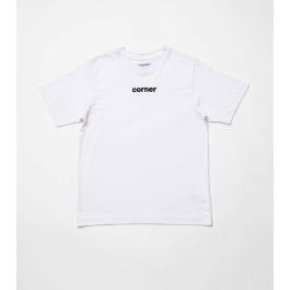 Corner Tee-shirt – Classic White Black - CornerStreet