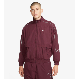 Nike Solo Swoosh Woven Tracksuit Jacket Light Maroon - CornerStreet