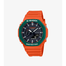 Casio G-shock 'analogique-numérique' Série 2100 Orange Green - CornerStreet