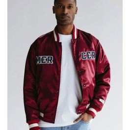 Mercer The Jacket Varsity Party Bordeaux. - CornerStreet